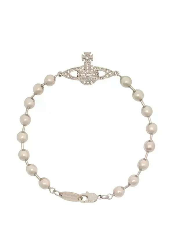 VIVIENNE WESTWOOD Orb Thames Mini Bracelet - Silver