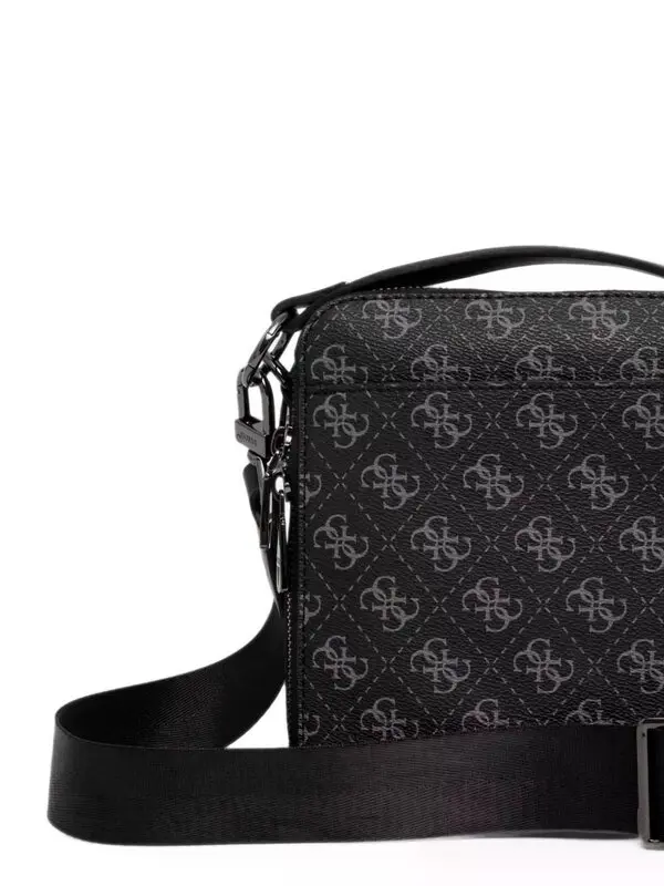 Guess Monogram-print Messenger Bag