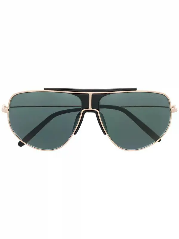 TOM FORD Tinted Pilot-frame Sunglasses