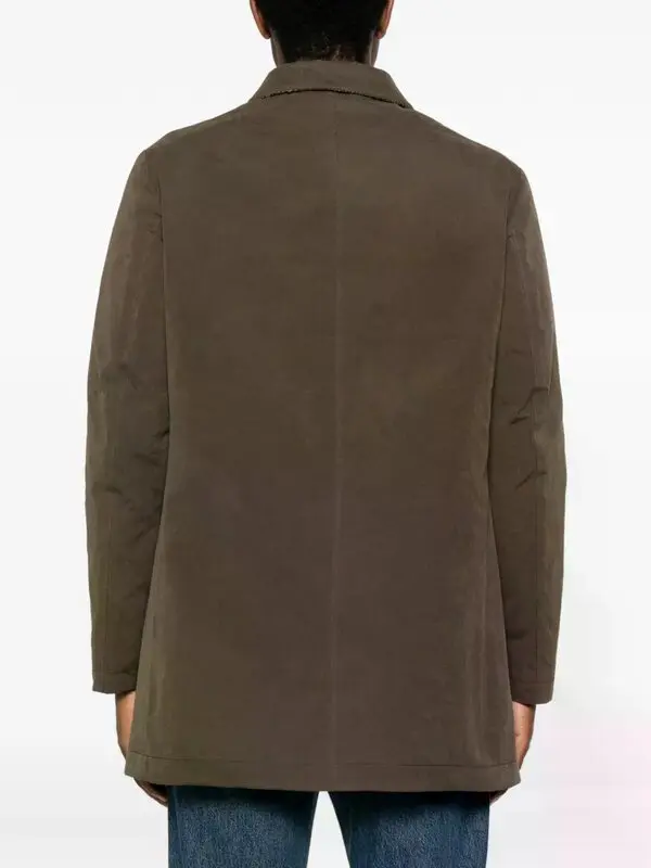 L'IMPERMEABILE Brando Button-fastening Shirt-collar Coat