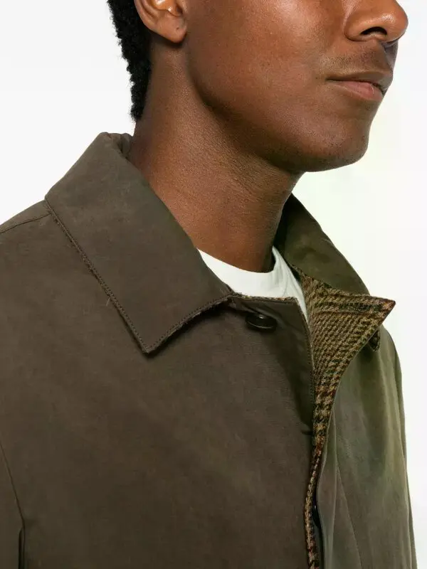 L'IMPERMEABILE Brando Button-fastening Shirt-collar Coat