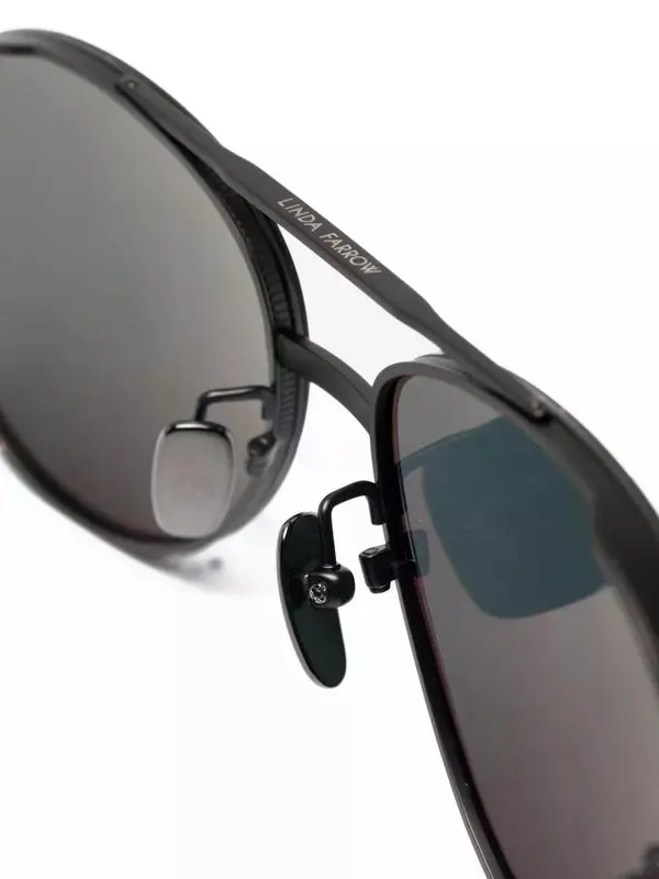 Linda Farrow Meret Pilot-frame Sunglasses