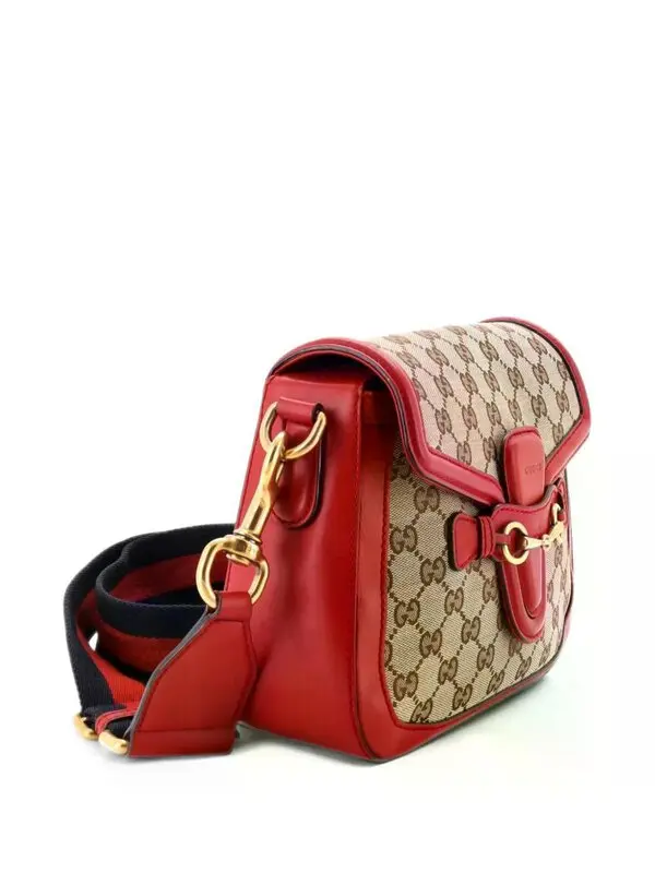 Gucci Lady Web Gg Canvas Medium Shoulder Bag
