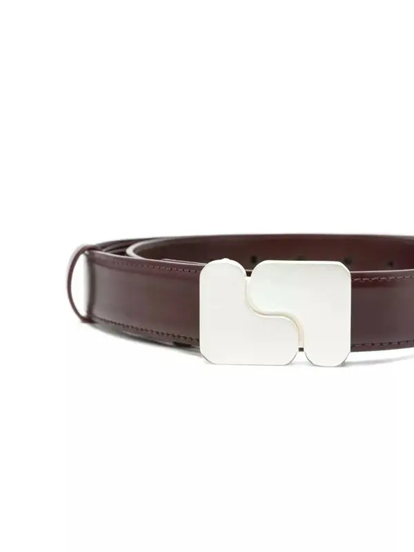Soeur Ninon Leather Belt - Red