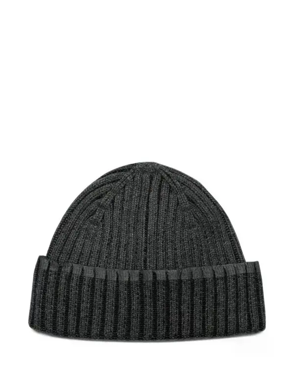 Rains Ribbed-knit Beanie Hat - Grey