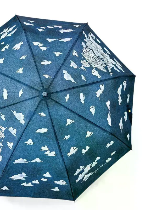 Moschino Cloud-print Ship-motif Umbrella