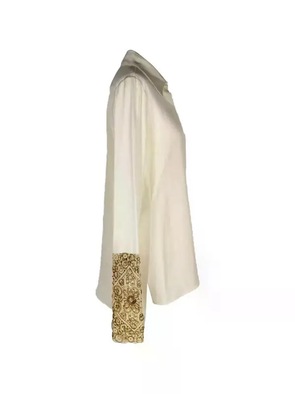 Galvan Embellished Cuff Blouse