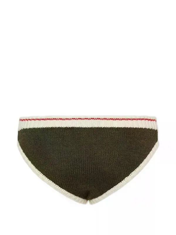 Dsquared2 Striped-trim Knitted Shorts - Green