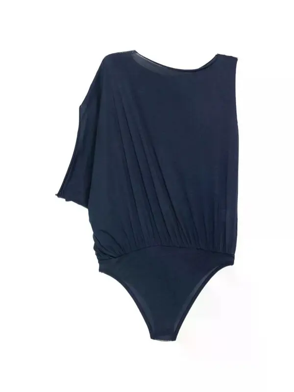 Gimaguas Nerida Draped Asymmetric Top - Blue