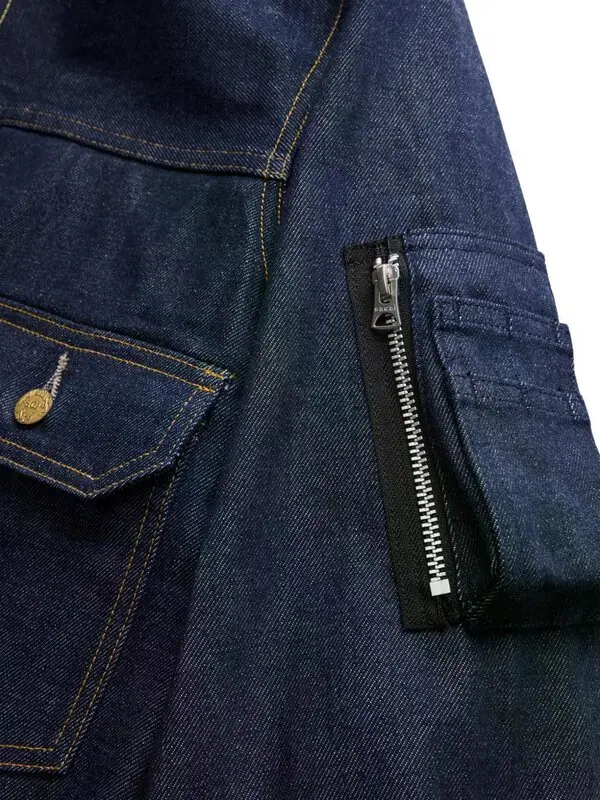 Sacai X Levi's Flap-pocket Denim Jacket