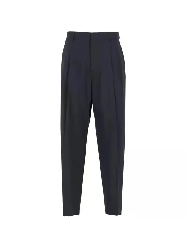 Emporio Armani Double-pleated Wide-leg Trousers