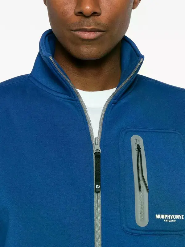 MURPHY&NYE Shore Zip-up Logo-print Sweatshirt