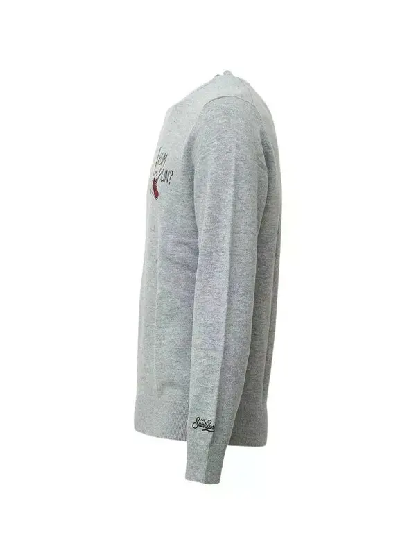 MC2 SAINT BARTH Embroidered Crew-neck Sweater