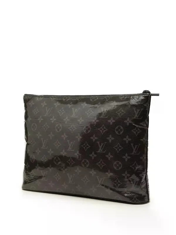LOUIS VUITTON 2018 Monogram Glaze Pochette Cosmos Clutch Bag