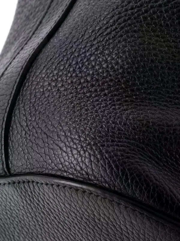 Gucci Miss Bamboo Leather Medium Bucket Bag