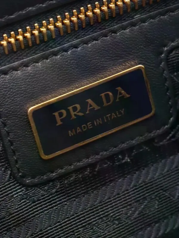 Prada 2013-2026 Medium Saffiano Trimmed Re Nylon Re Edition 1978 Handbag Satchel - Blue