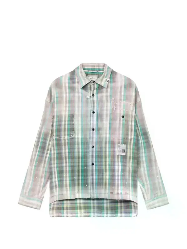 Mihara Yasuhiro Check Shirt