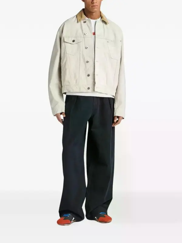 JW Anderson Corduroy-collar Denim Jacket