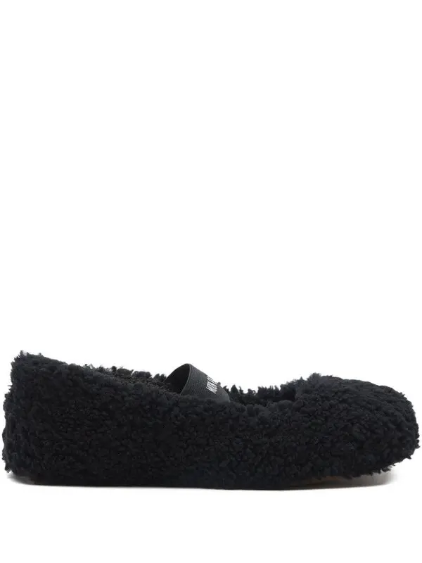 Moon Boot Shearling Ballet Flats