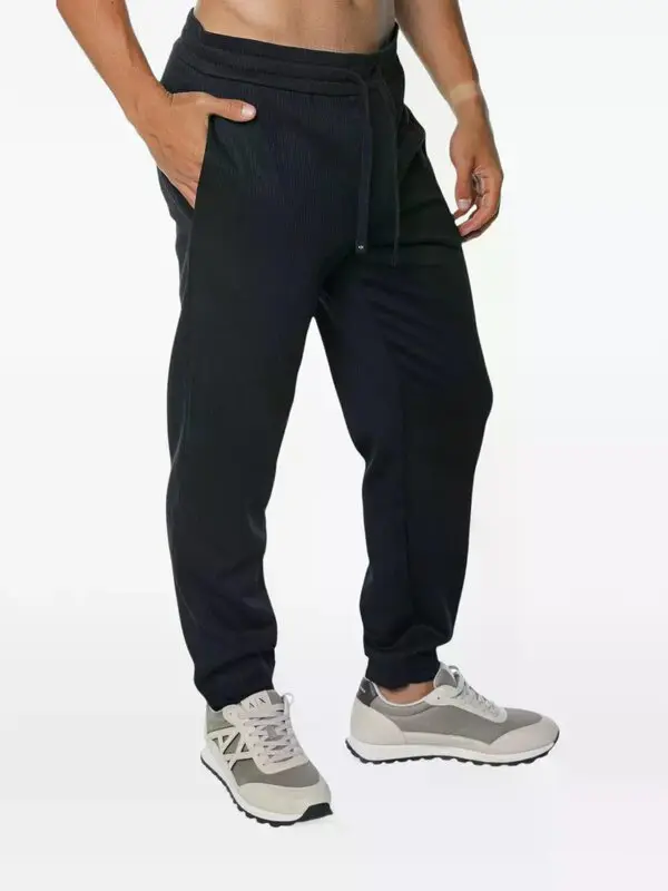 Armani Exchange Ribbed-knit Track Pants