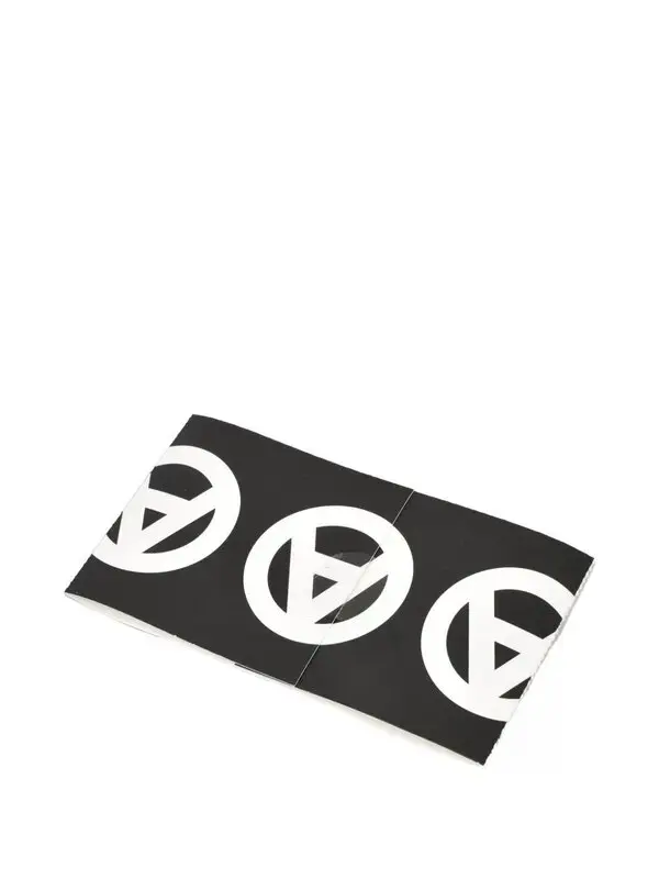 LIFEISWAR Paisley-print Logo-print Bandana