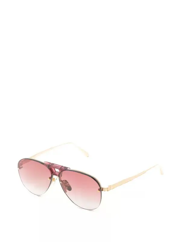 Linda Farrow Taya Pilot Sunglasses