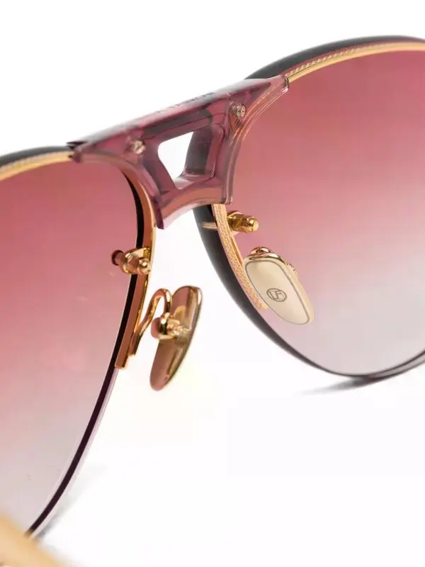 Linda Farrow Taya Pilot Sunglasses