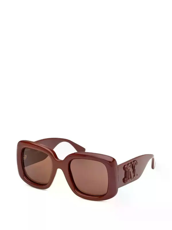 Max Mara M-logo Square-frame Sunglasses