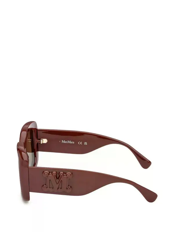 Max Mara M-logo Square-frame Sunglasses