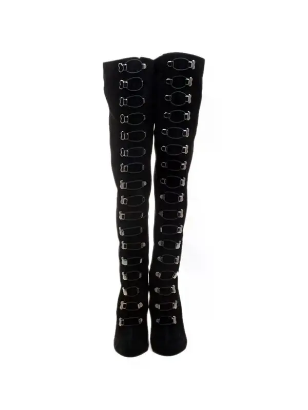CHRISTIAN LOUBOUTIN Croche Knee-high Boots