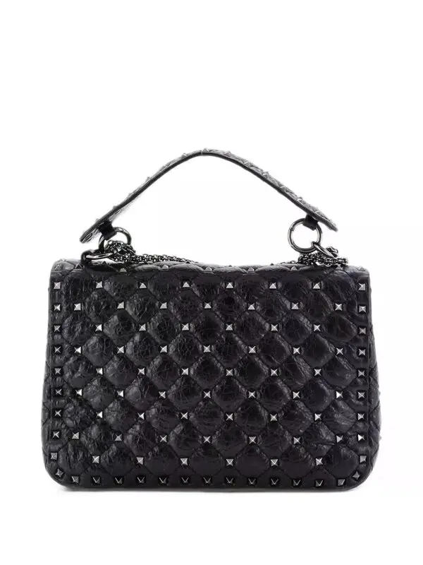 Valentino Garavani Rockstud Spike Flap Bag Quilted Leather Medium Crossbody Bag