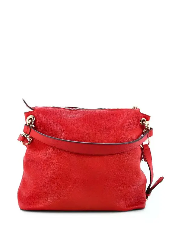 Gucci Soho Convertible Leather Large Hobo Bag - Red