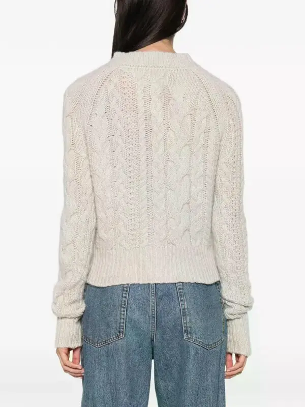 Ermanno Scervino Cable-knit Button-up Cardigan