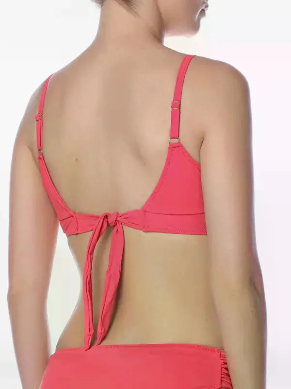 GOTTEX Bellini Ruched Ring-detail Bikini Top