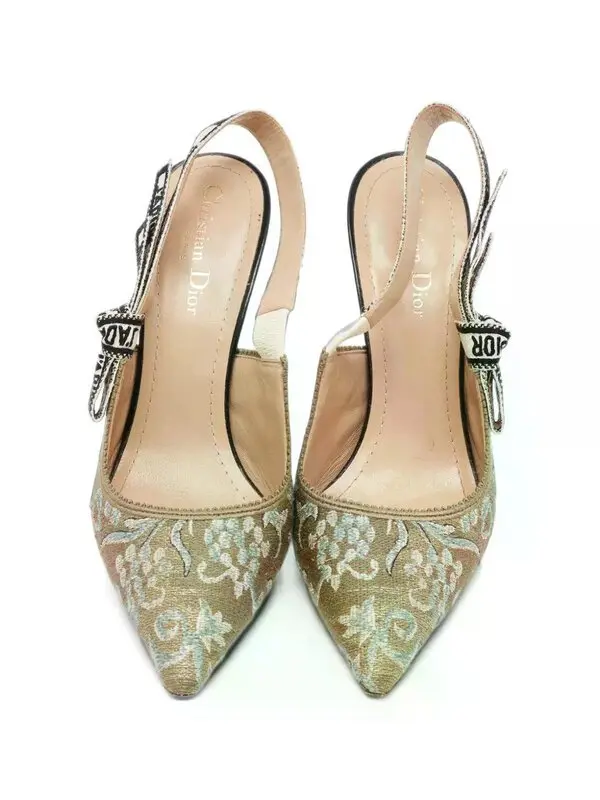 Dior J'adior Jacquard Slingback Pumps