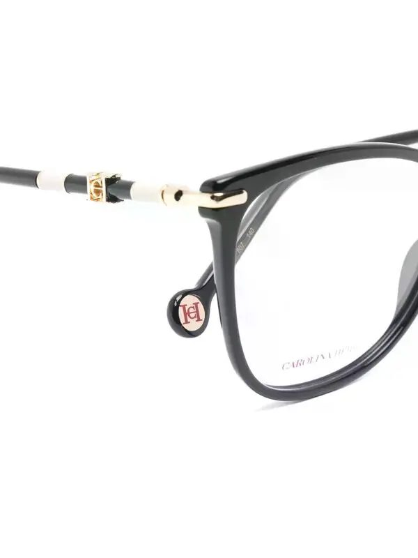 Carolina Herrera Logo-plaque Cat-eye Glasses