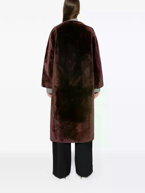 ARMA Rilana Faux-fur Coat - Red