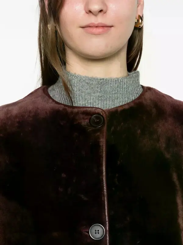 ARMA Rilana Faux-fur Coat - Red