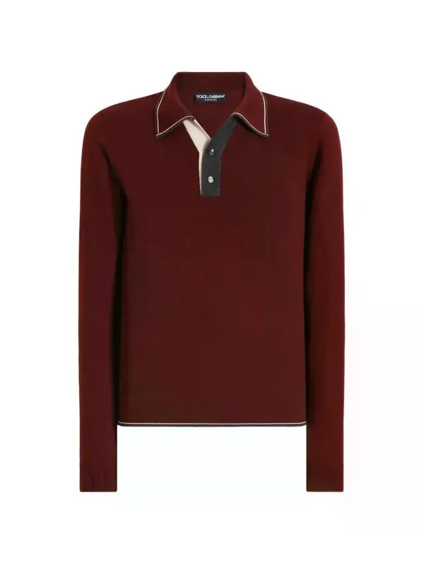Dolce & Gabbana Wool Polo Shirt
