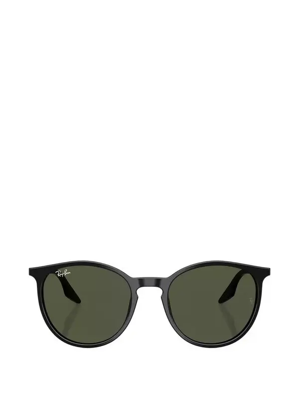 Ray-ban Rb2204 Round-frame Sunglasses - Black