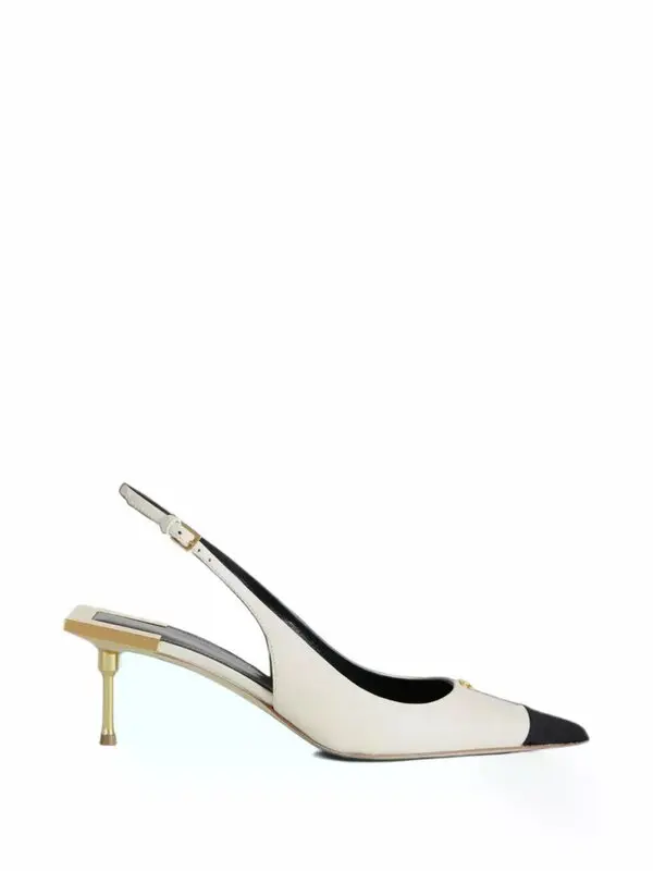 Elisabetta Franchi Nappa Slingback Shoes
