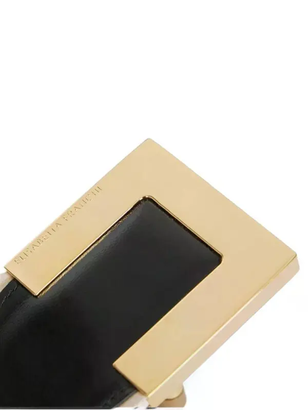 Elisabetta Franchi Nappa Slingback Shoes