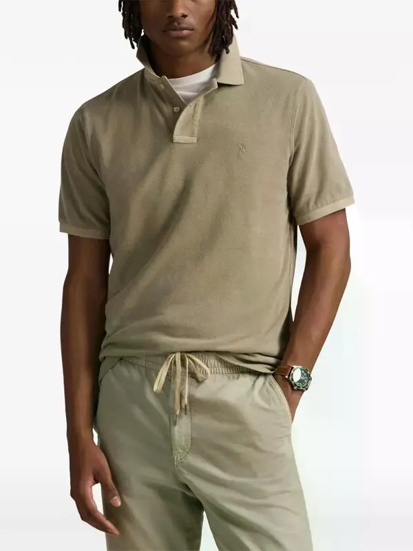 Polo Ralph Lauren Classic Fit Mineral-dyed Mesh Polo Shirt