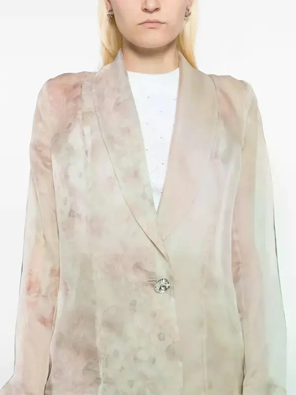 TESSITURA Floral-print Blazer
