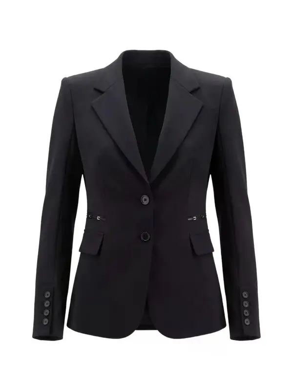 Elisabetta Franchi Jacket In Double Layer Stretch Crêpe Fabric