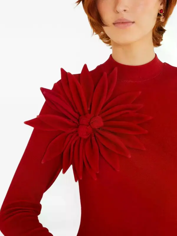 Farm Rio Long-sleeve Flowe Maxi Dress
