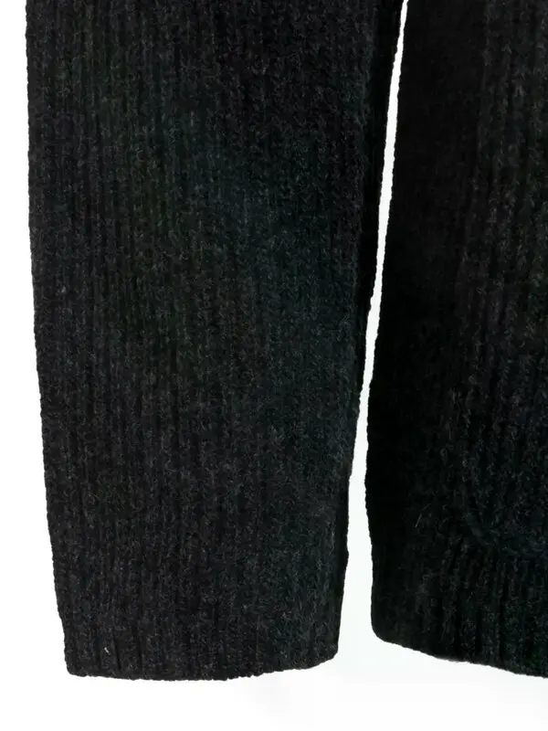 Altea Ribbed-knit Notched-lapel Cardigan