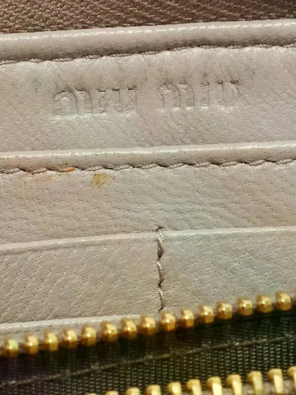 Miu Miu Matelassé Leather Wallet