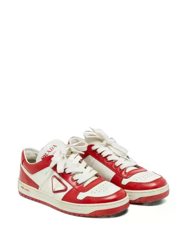 Prada Downtown Leather Sneakers