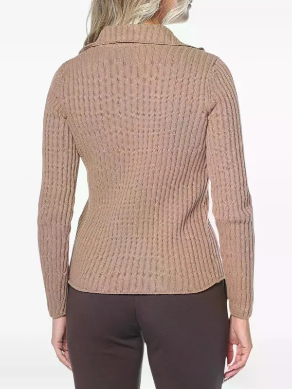 Dkny Ribbed-knit Button-up Cardigan